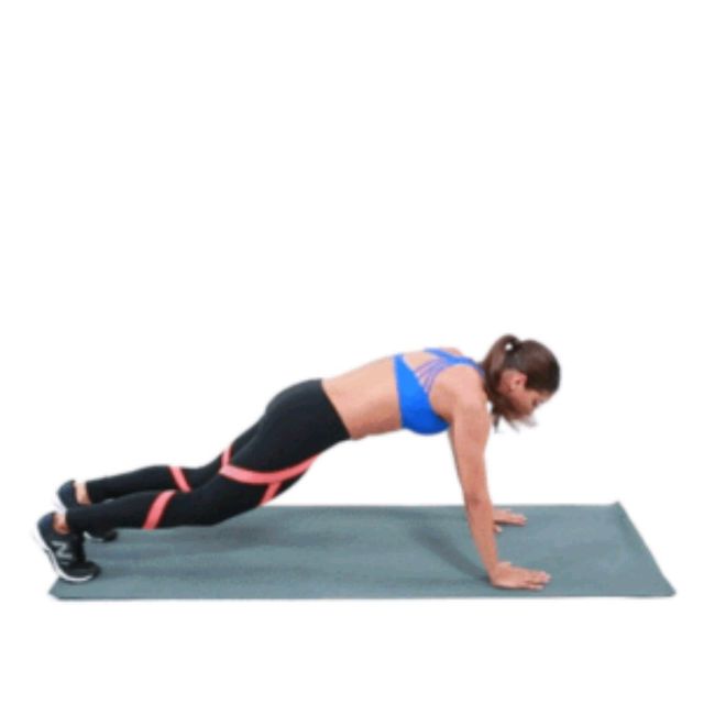 Half Burpee - Exercise How-to - Workout Trainer by Skimble