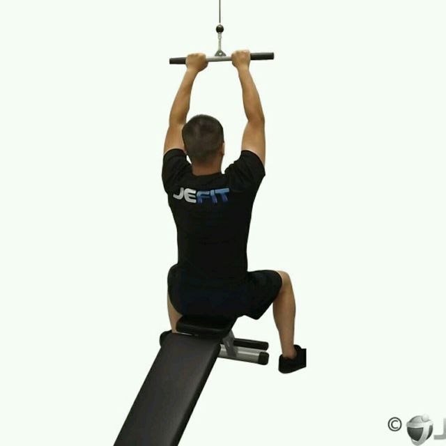 (Back) Rock-Close Grip Front Lat Pulldown by Cleared C. - Exercise How ...