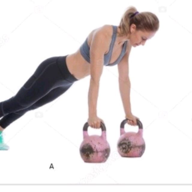 Kettlebell Push Up by Xexu Lara - Ejercicio Cómo hacerlo - Skimble