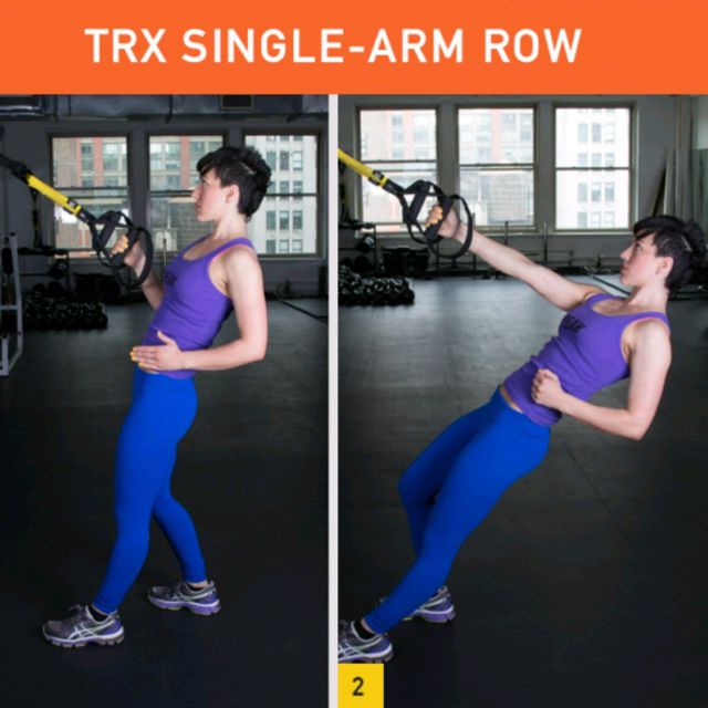 Trx Single Arm Row by Ilpesante Alex - Exercise How-to - Skimble