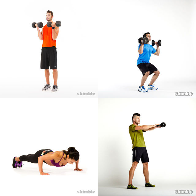 4 Day X 4 Week Challenge - Workout Collection - Skimble Workout Trainer