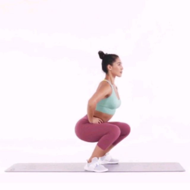 Narrow Squat Back Kick by Bernadette Cordeau - Exercise How-to - Skimble