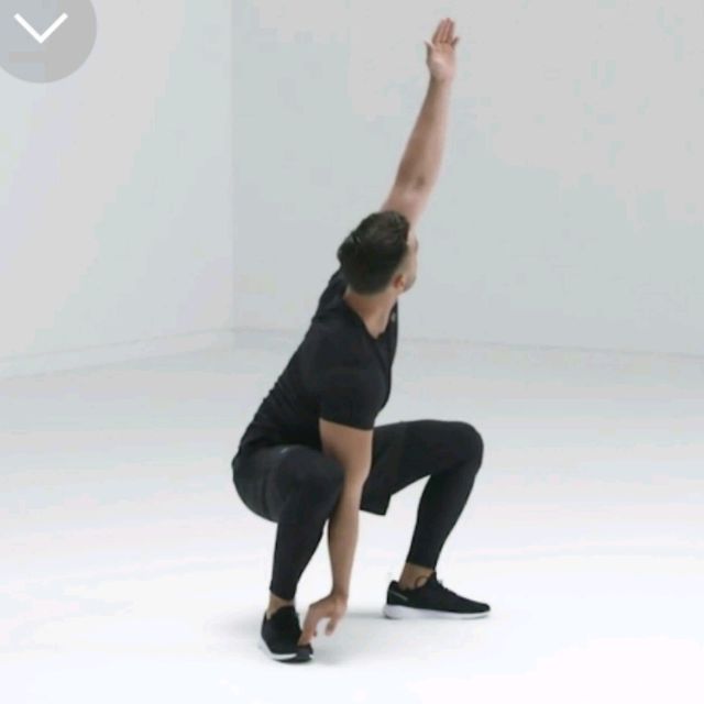 Toe Hold Squat With Rotation by Bernadette C. - Exercise How-to - Skimble