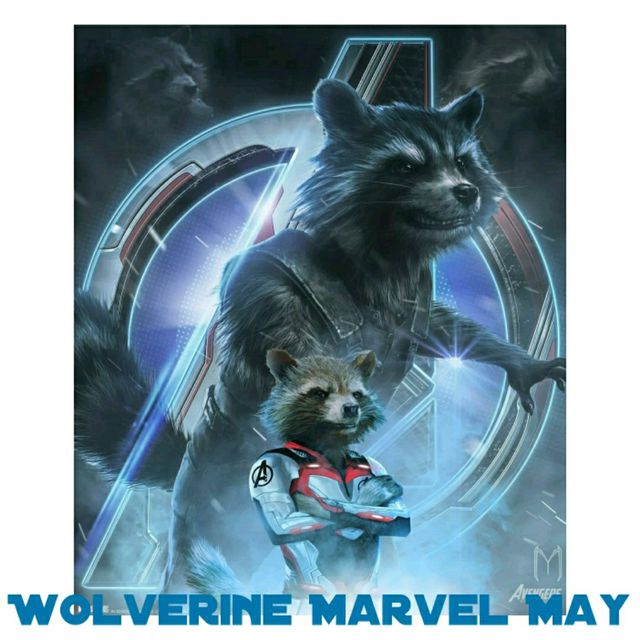 Rocket Raccoon ️ Wolverine Marvel Challenge ️ Pat - Free Full Body ...