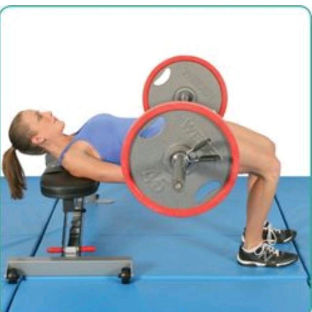 Barbell Hip Thrust - Exercise How-to - Workout Trainer by Skimble