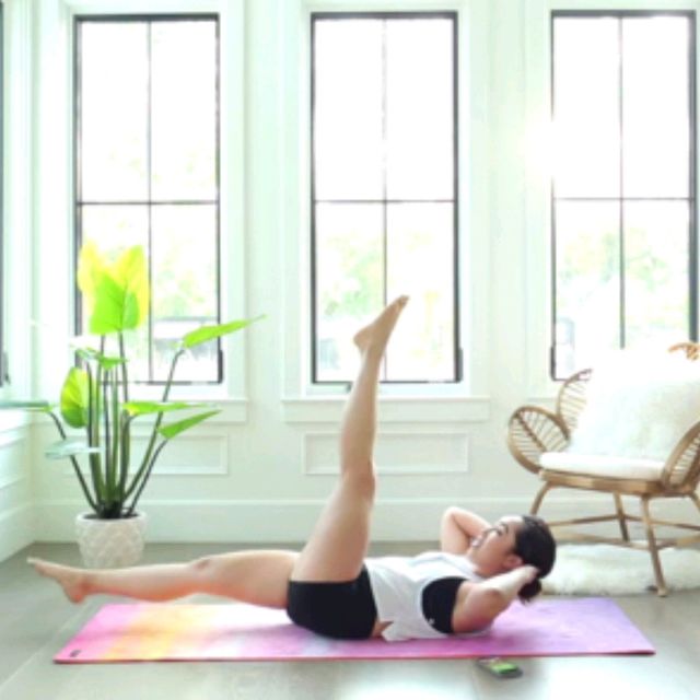 Scissor Scissor Crunch - Exercise How-to - Workout Trainer by Skimble