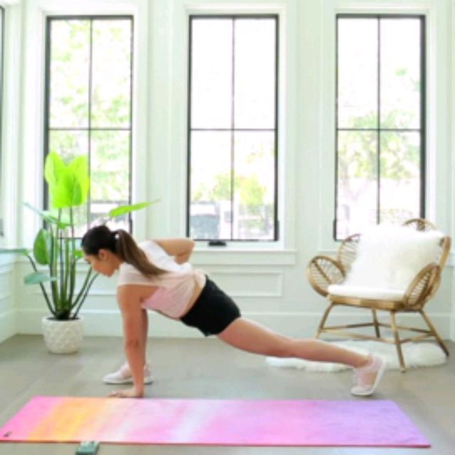 Lunge Knee Drop Right - Exercise How-to - Skimble