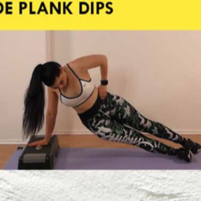 Full Elevated Side Plank Dips by Bridgitte Dabrowski - Exercise How-to - Skimble