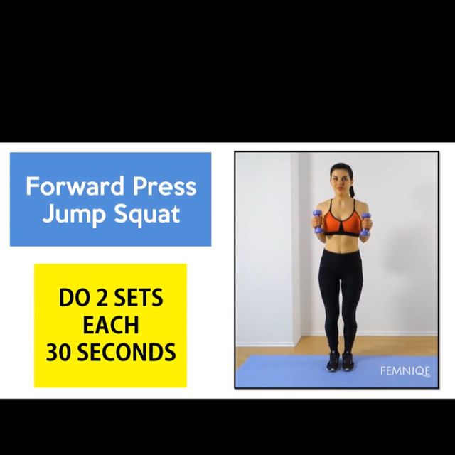 Forward Press Jump Squat - Exercise How-to - Skimble