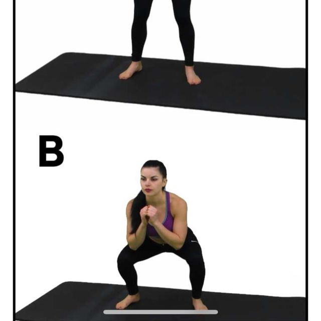 Side To Side Kicks With Squat by Bridgitte Dabrowski - Exercise How-to ...