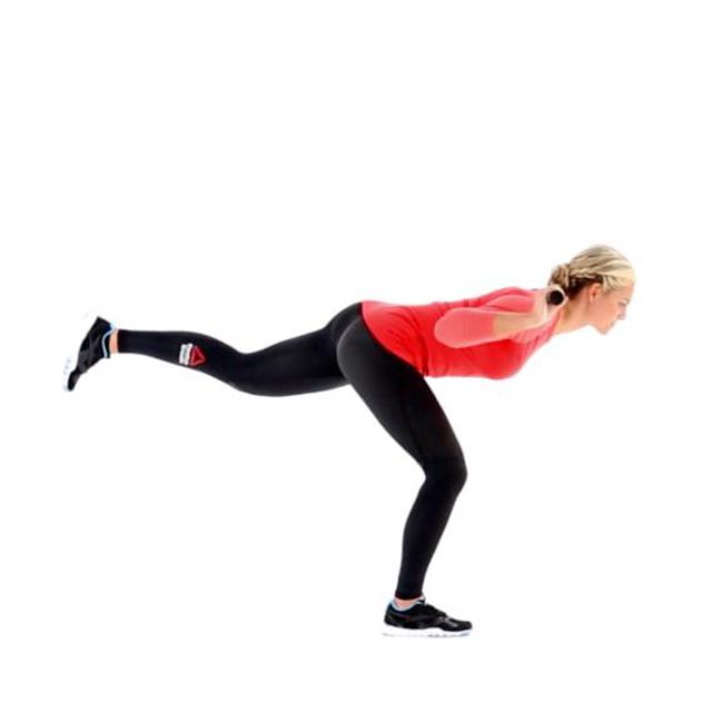 Left Single Leg Good Mornings by Monica T. - Exercise How-to - Skimble