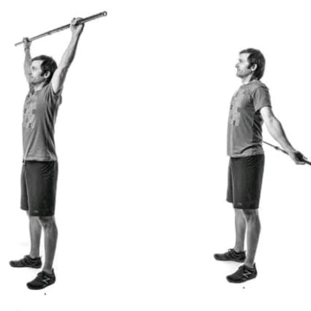 Stick dislocates by Vince G. - Exercise How-to - Skimble