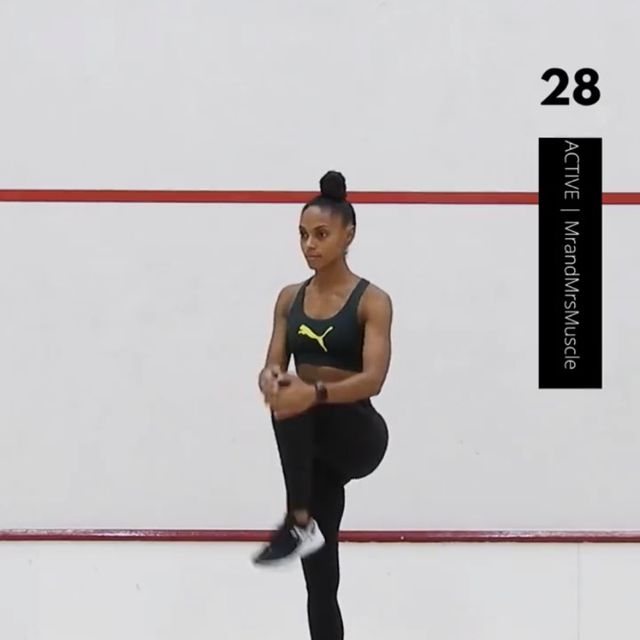 Reverse Lunge to Knee Hug by Destiny Davis - Exercise How-to - Skimble