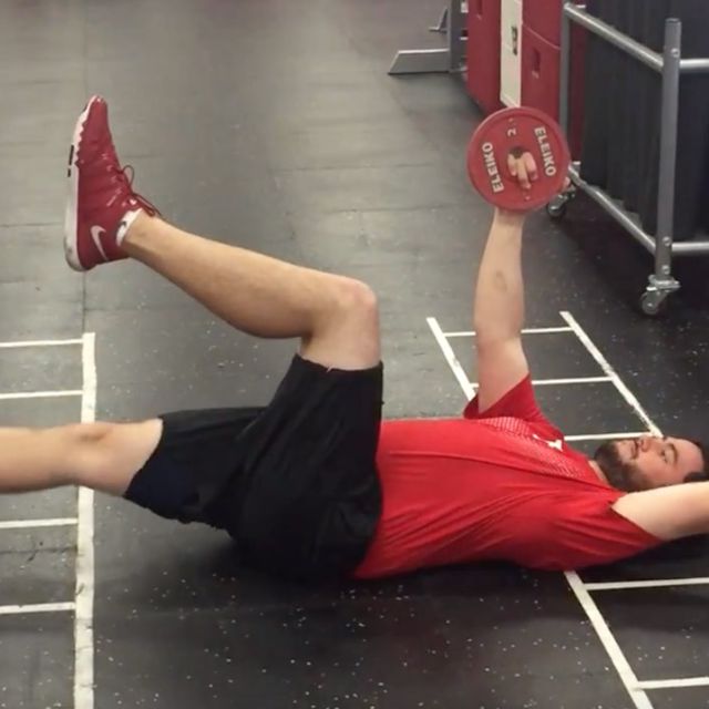 Dead Bug Weighted by Adele A. - Exercise How-to - Skimble