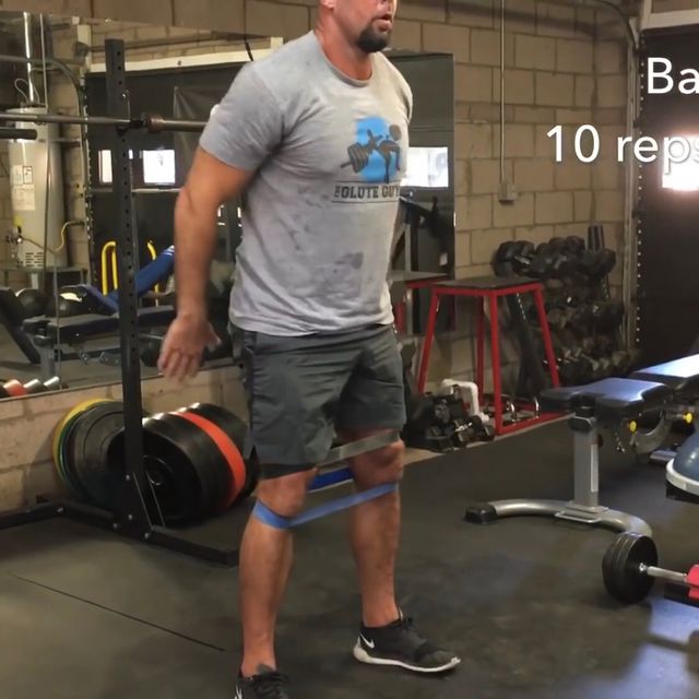 Squat With Mini Band - Exercise How-to - Workout Trainer by Skimble