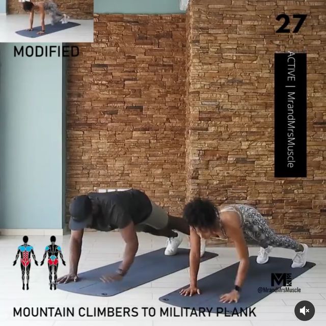 Mountain Climbers To Military Planks by Cleo W. - Exercise How-to - Skimble