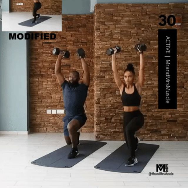 Lunge Jump Switch Press by Cleo W. - Exercise How-to - Skimble