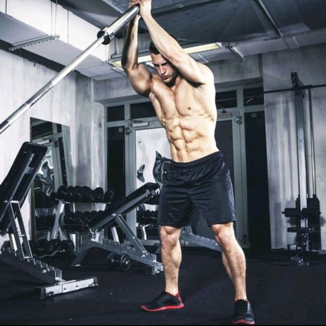 Landmine Press by E M - Exercise How-to - Skimble Workout Trainer