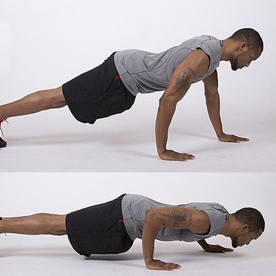 Wide Push-Up Hold - Exercise How-to - Workout Trainer by Skimble