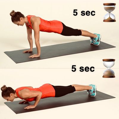 Wide Push-Up Hold - Exercise How-to - Workout Trainer by Skimble