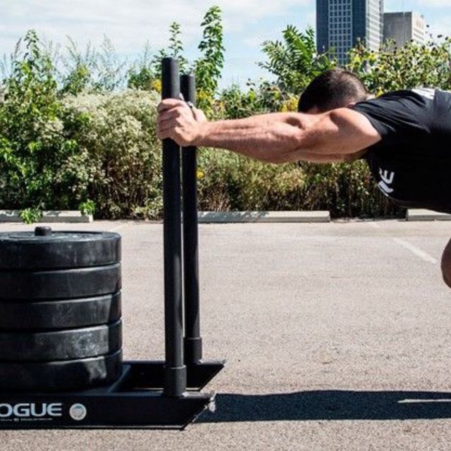 Sled Push by Derryck Sargent - Exercise How-to - Skimble