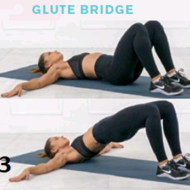 Glute Bridge by Lily Rinehart-mann - Exercise How-to - Skimble