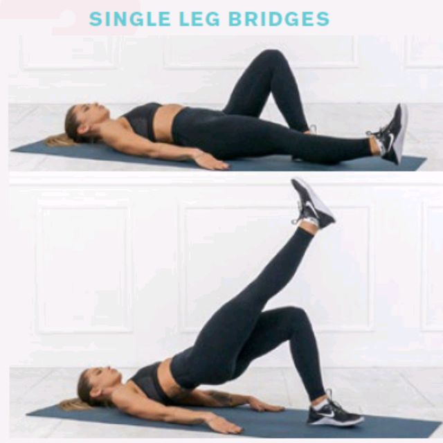 Single Leg Bridge by Lily Rinehart-mann - Exercise How-to - Skimble