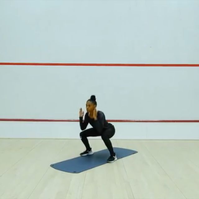 Squat To Side Reach - Exercise How-to - Workout Trainer by Skimble