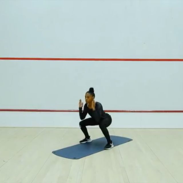 Squat To Side Reach by Bria Bri - Exercise How-to - Skimble