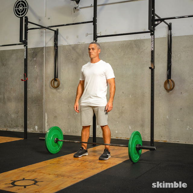 Thrusters - Ejercicio Cómo hacerlo - Skimble Workout Trainer