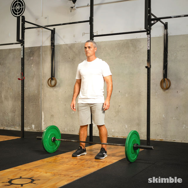 Split Jerk - Ejercicio Cómo hacerlo - Skimble Workout Trainer