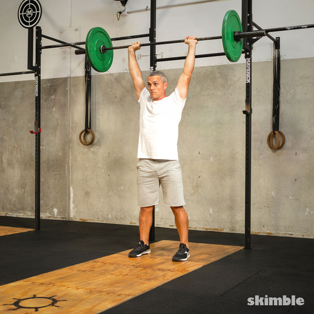 Split Jerk - Exercise How-to - Workout Trainer by Skimble