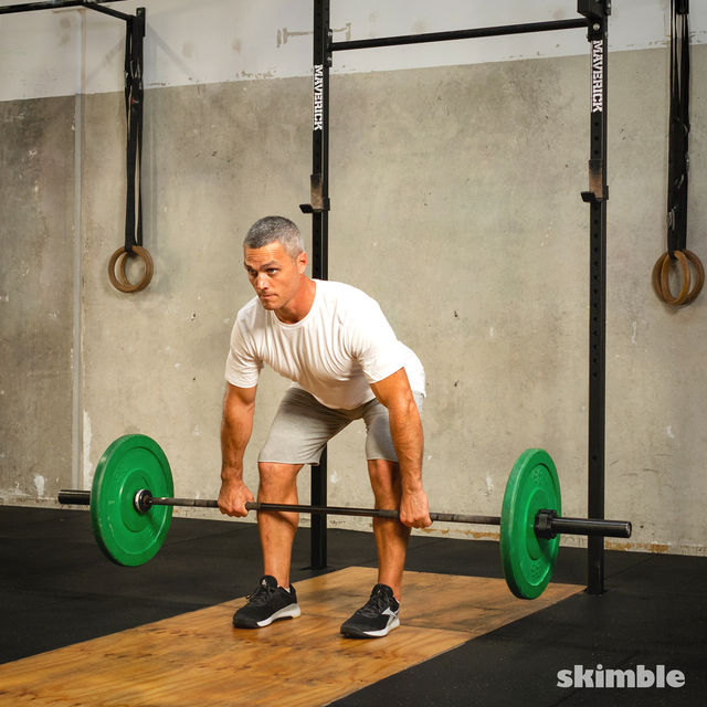 Pause Deadlifts - Exercise How-to - Skimble Workout Trainer