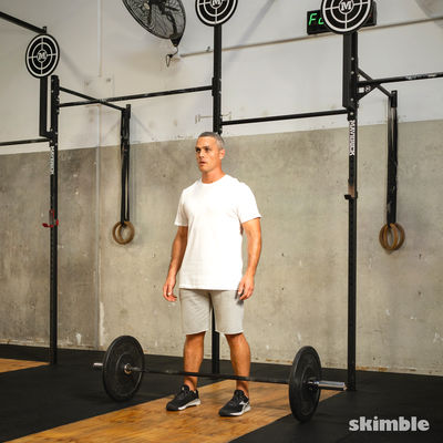 Squats With Squat Pulse - Exercise How-to - Workout Trainer by Skimble