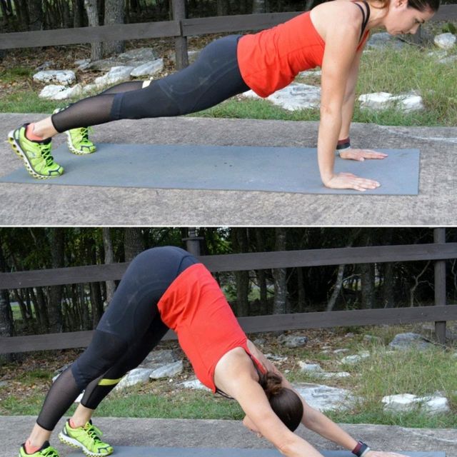 Plank To Downward Dog by Tara Buckley - Exercise How-to - Skimble