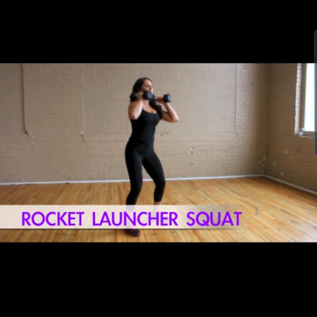 Rocket Launcher Squat - Exercise How-to - Workout Trainer by Skimble