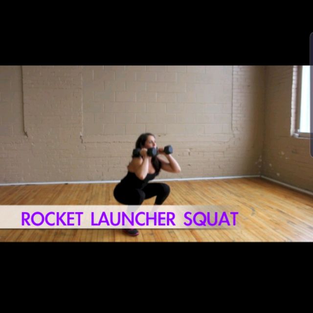 Rocket Launcher Squat by Christina H. - Exercise How-to - Skimble