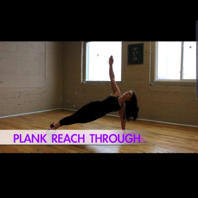 Plank Reach Through by Christina H. - Exercise How-to - Skimble