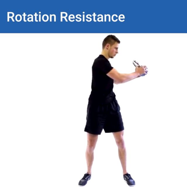 Rotation resistance - Exercise How-to - Workout Trainer by Skimble
