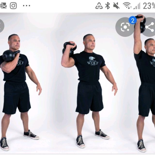 Press Kettlebell by Xexu Lara - Ejercicio Cómo hacerlo - Skimble