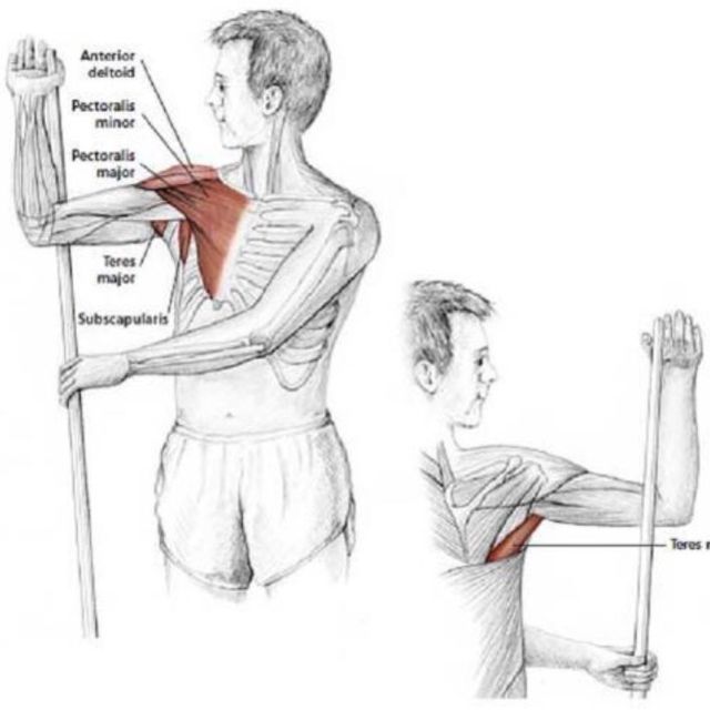 Arm-up Rotator Stretch by Martin B. - Exercise How-to - Skimble