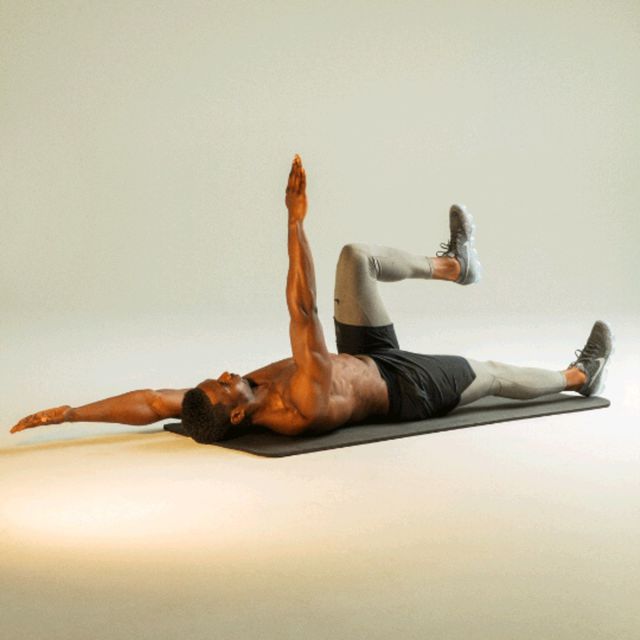 Dead Bug Crunches by Jen Row - Exercise How-to - Skimble