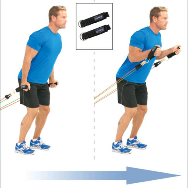 Standing Hummer Curl(Anchor) - Exercise How-to - Workout Trainer by Skimble