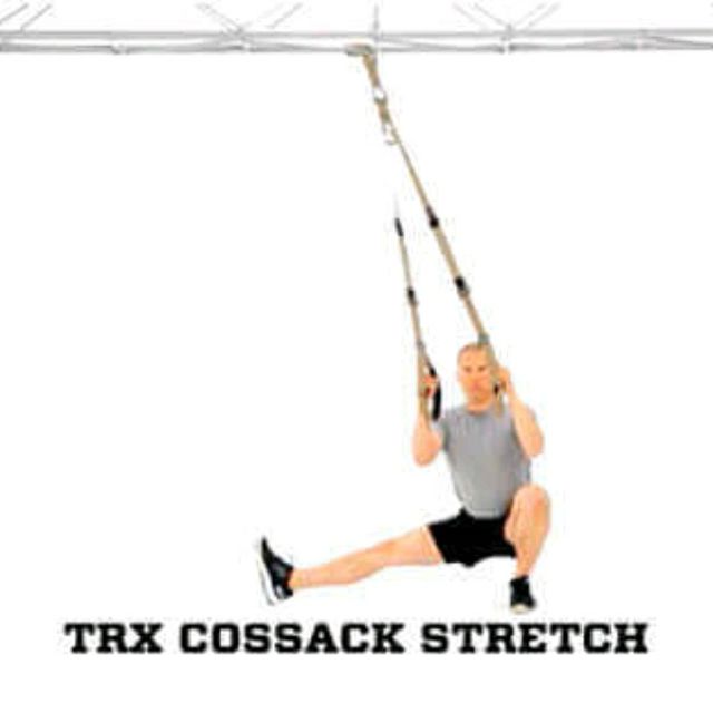Trx Cossack - Exercise How-to - Workout Trainer by Skimble