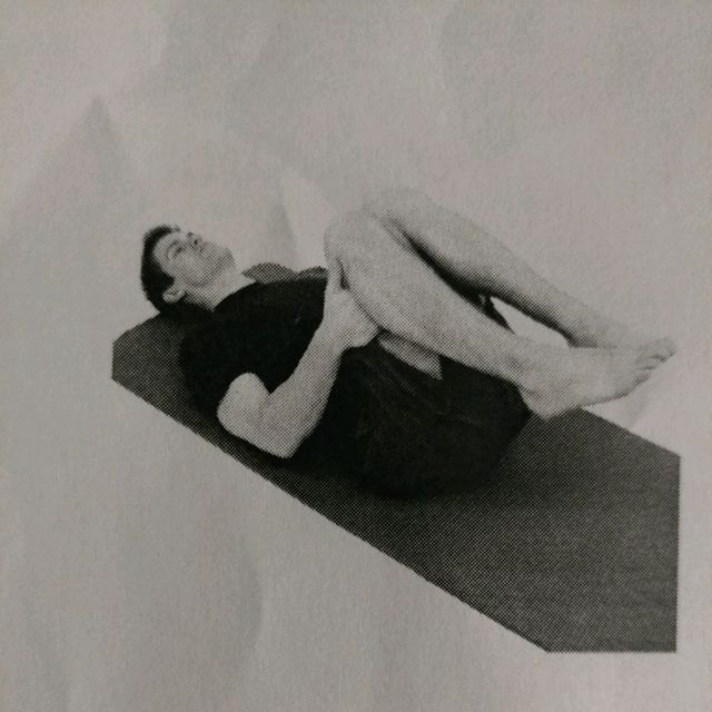 Double Knee To Chest Stretch - Exercise How-to - Workout Trainer by Skimble