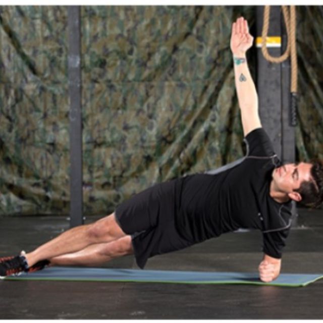 Side Plank With Rotation by Joe A. - Exercise How-to - Skimble