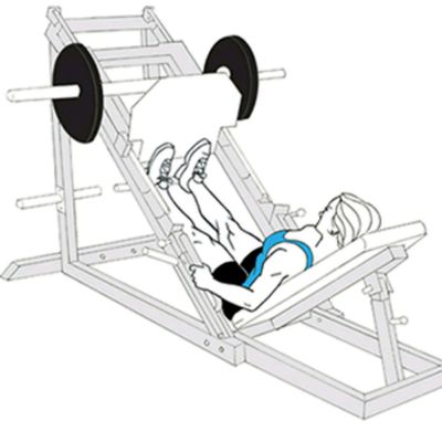 Narrow stance leg press Machine por Ran P - Ejercicio Cómo hacerlo ...