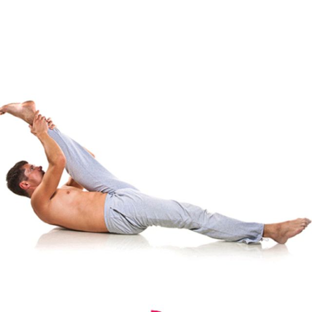 Straight Left Leg Stretch by Alex 🌊. - Exercise How-to - Skimble