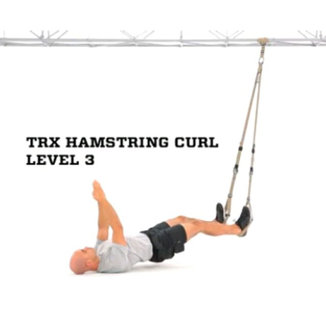 TRX Hamstring Curl Level 3 by Alex 🌊. - Exercise How-to - Skimble