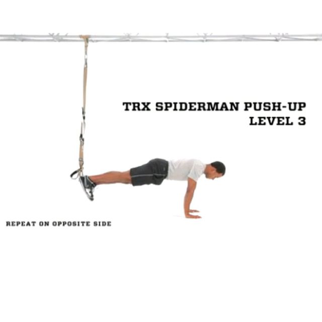 Trx Spider Push Ups by Alex 🌊. - Exercise How-to - Skimble